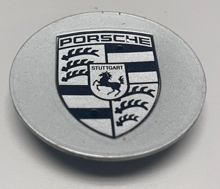 FITS OEM Porsche 911 Center Hub Cap SILVER 9P1601147 3” | eBay