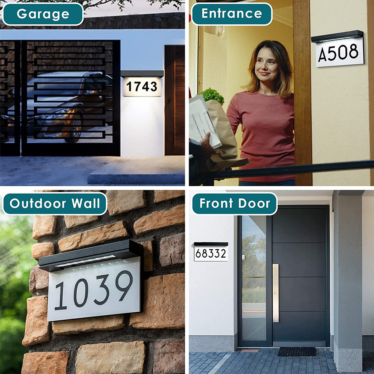 Wall Address Plaques For Outdoors