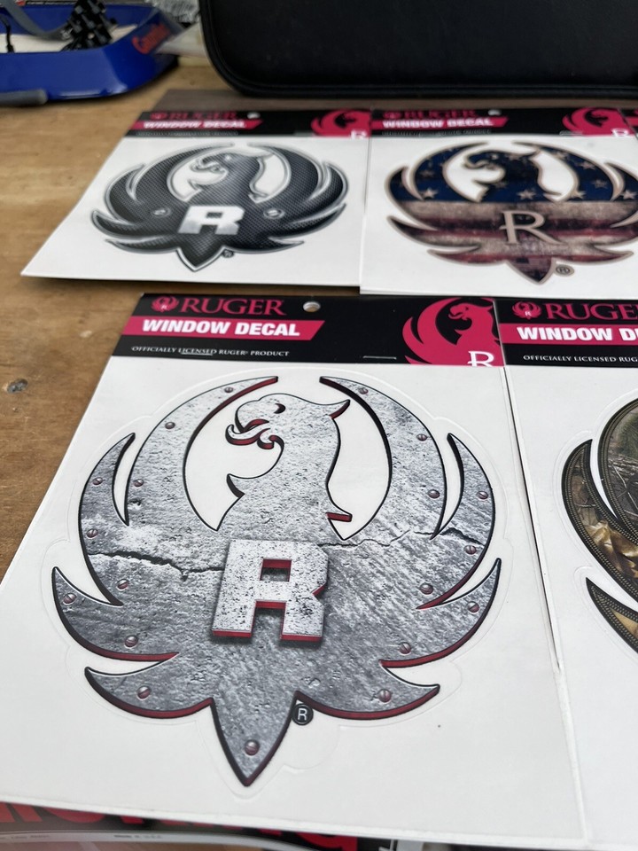 Ruger Logo 6” window Decals (5) | eBay