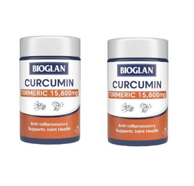 Bioglan Clinical Curcumin Tumeric 60 Capsules X2 | BUNDLE SAVER DEAL ...