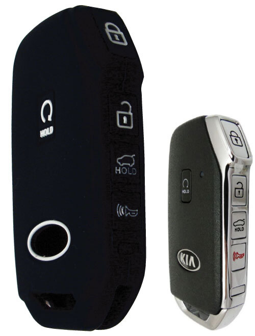 Keyless Entry Key Fob Rubber Remote Cover for Kia Soul Telluride K5 ...