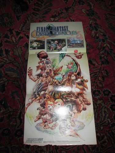 Nintendo Power FINAL FANTASY CRYSTAL CHRONICLES Poster 2004 ORIGINAL | eBay