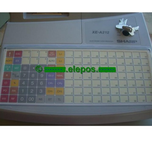 Sharp XE-A212 Keypad Cover, Keyboard Protector, XEA212 Cash Register ...