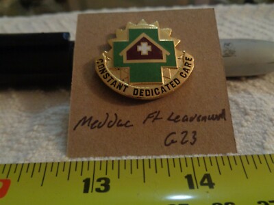 MEDDAC Ft Leavenworth G23 Unit Crest, DI, DUI (DRAW#F9) | eBay