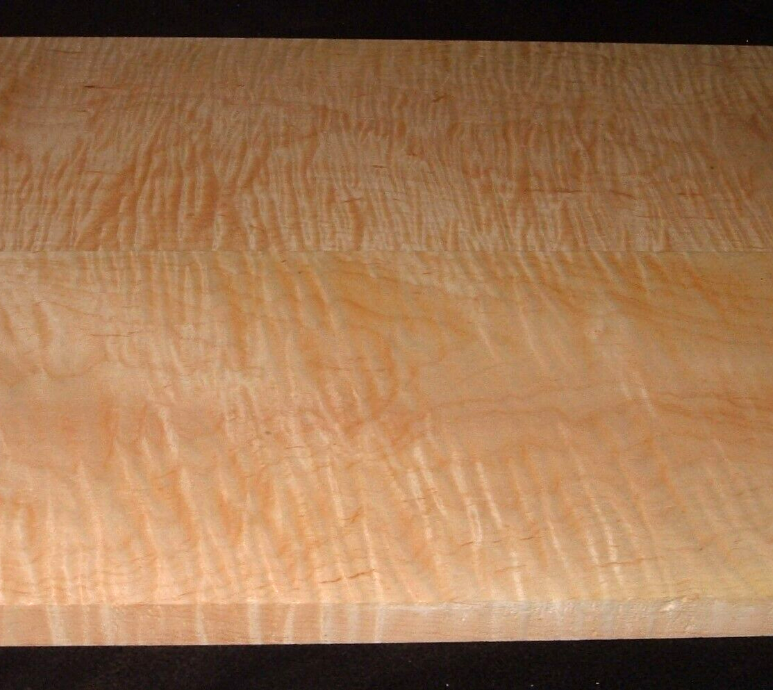 15/16x9-1/4x37, 7/8x9-3/8x37, Curly Tiger Flame Maple Lumber Board 2 Bd ...