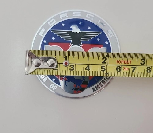 Porsche PCA Car Club of America Grill Badge Emblem Hood Ornament 62mm ...
