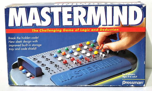Mastermind - Board Game of Logic and Deduction - Pressman - Vintage ...