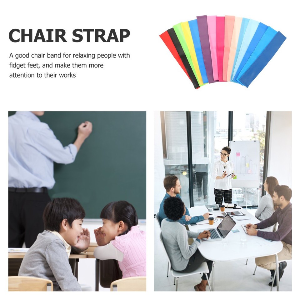 15 Pcs Chair Stretch Foot Band Fidget Bands for Classroom Chairs | eBay ...