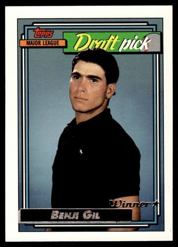 1992 Topps Gold Winners Benji Gil Texas Rangers #534 | eBay