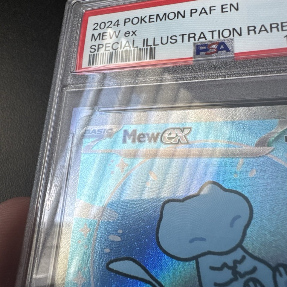 Pokemon Paldean Fates Mew Ex Special Illustration Rare 232/091 Bubble ...