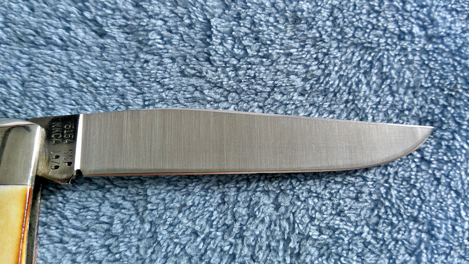 Case 1979 Unused 5154 Unique NKCA Stag Single Blade Trapper Knife | eBay