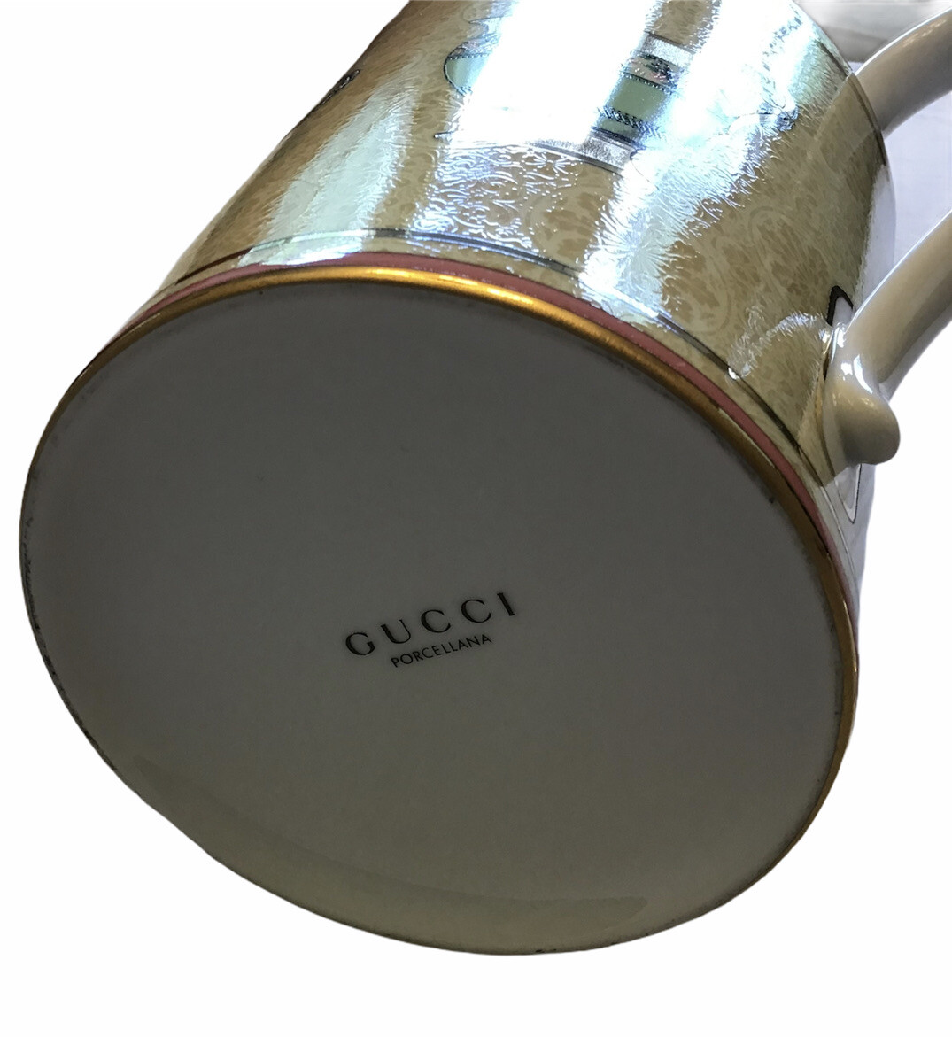 GUCCI PORCELLANA Greek Mythology Design Teapot & 2 Cups & Saucers ...