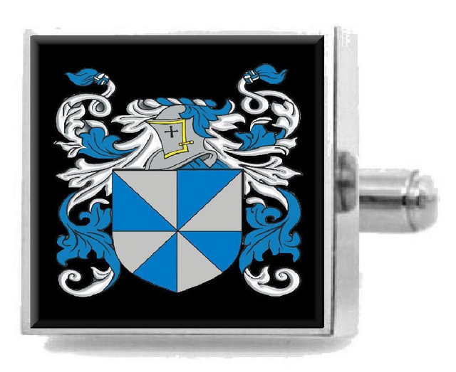 Denton England Family Crest Surname Coat of Arms Tie Clip Engraved in ...