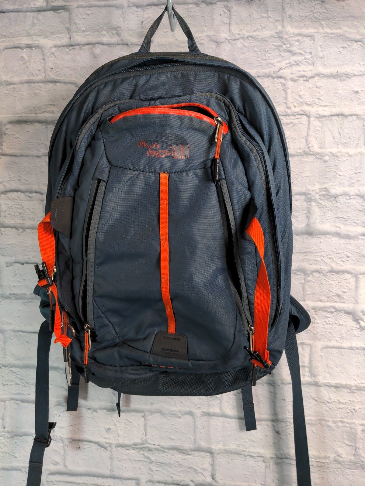 The North Face Surge Backpack Laptop Bookbag Gray Hik… - Gem