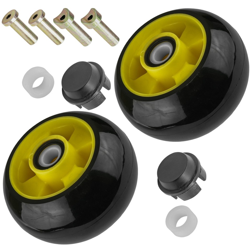 Mower Deck Wheel Kit w/Hub for John Deere 320 325 335 345 AM115488 2x ...