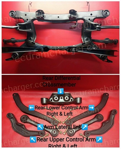00-04 Subaru Legacy Rear Crossmember Frame Sub K-Frame Subframe w ...