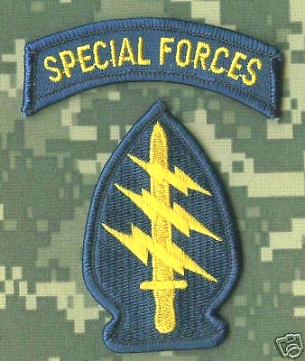 5TH SF GROUP SPECIAL FORCES DRESS iron-on SFG INSIGNIA + Special Forces ...