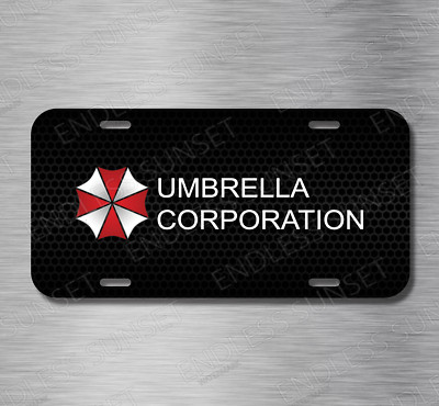 Umbrella Corporation Resident Evil Game Car License Plate Front Auto ...