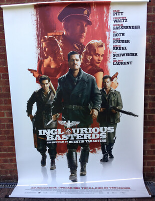 Cinema Banner: INGLOURIOUS BASTERDS 2009 (Main Design) Brad Pitt Diane ...