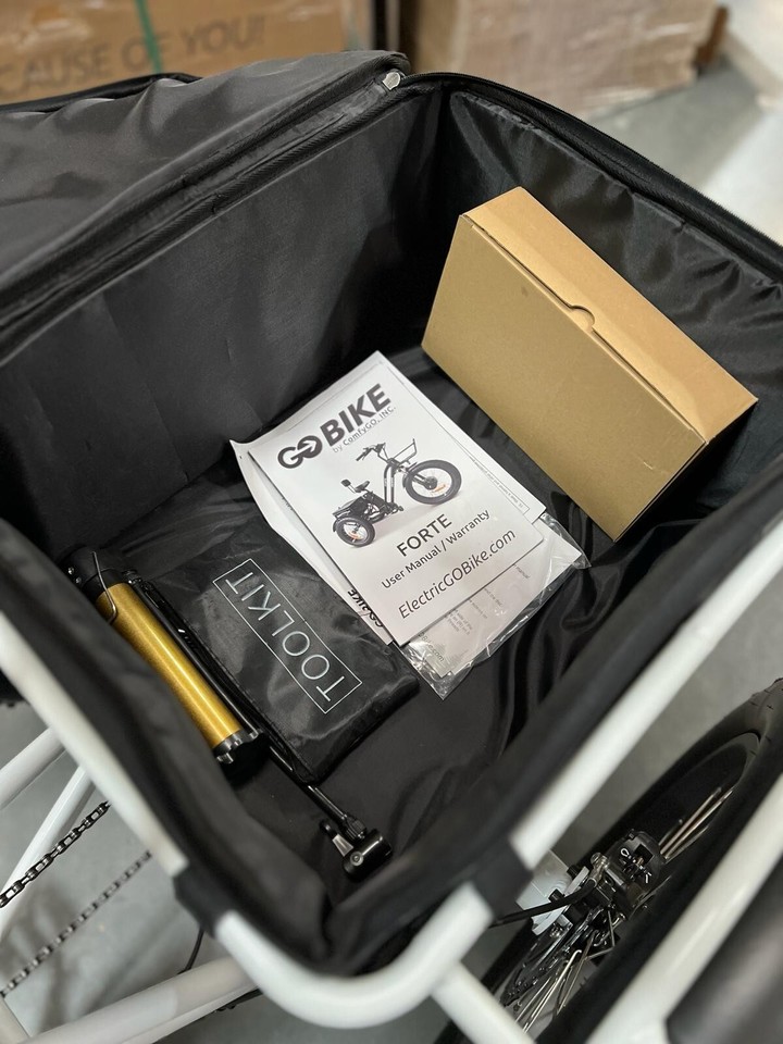 Forte Trike GOBIKE Black Electric Tricycle Openbox 40 Miles Range | eBay