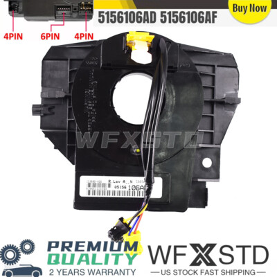 Steering Wheel Clockspring W/Angle Sensor For Chrysler Dodge Jeep ...