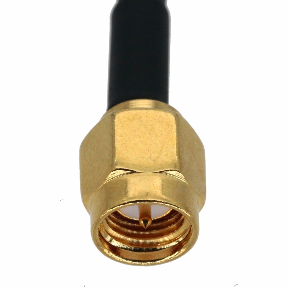 Microdot 90° to SMA M/M RG174 Cable 1~10M For Accelerometer Transducer ...