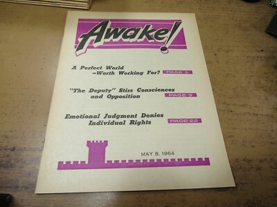 Awake Magazine Watchtower 1964 May 8 | eBay
