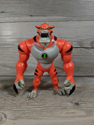 Ben 10 Rath Tiger Alien Toy Action 5” Figure 2010 Damaged Bandai ...