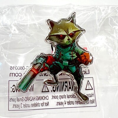 Marvel Unlimited Plus Exclusive Skottie Young Rocket Raccoon Pin + Loki ...