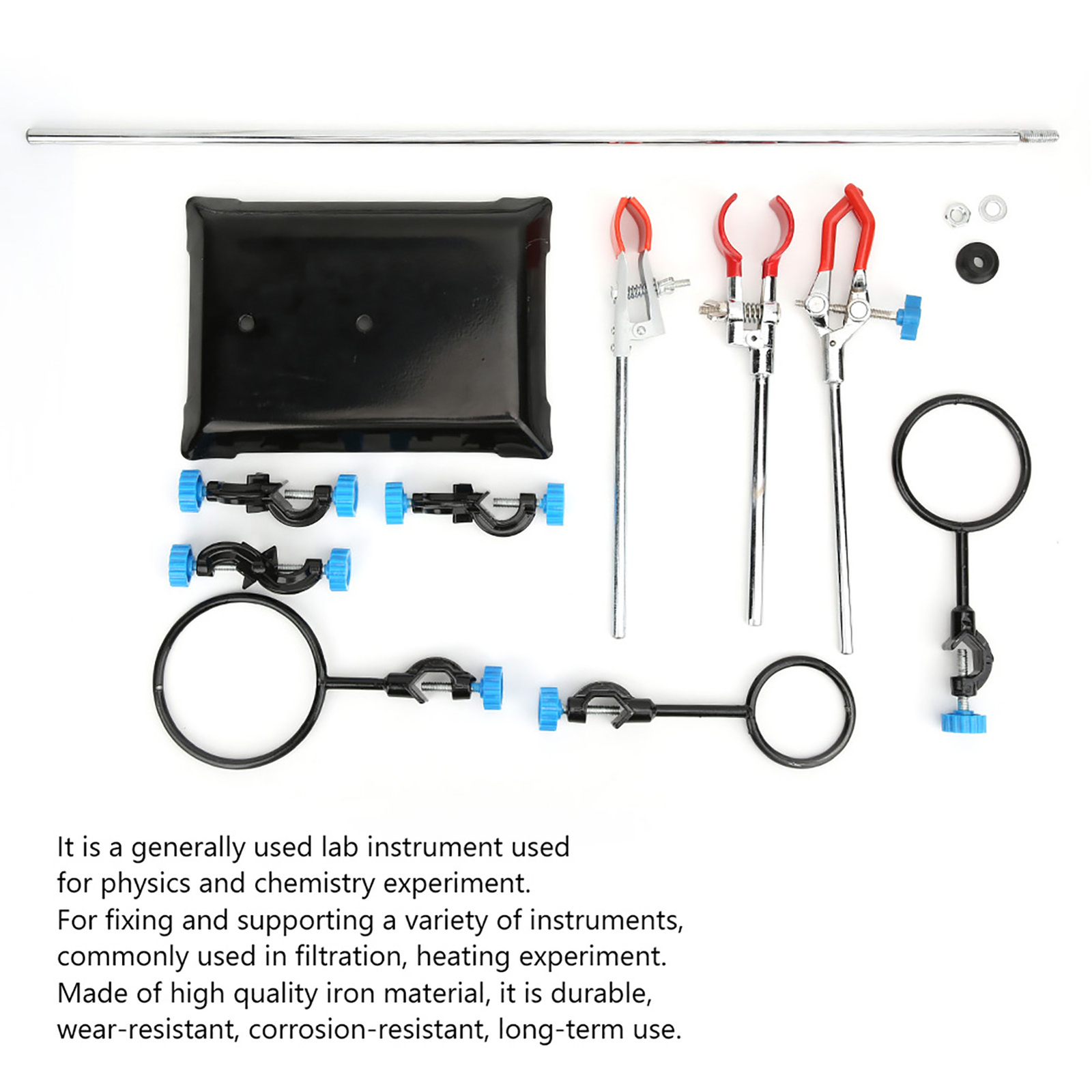 Laboratory Support Stand Bracket Chemical Flask Clamp Lab Instrument ...