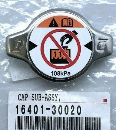 Toyota Genuine Factory Radiator Cap 16401-30020 | eBay