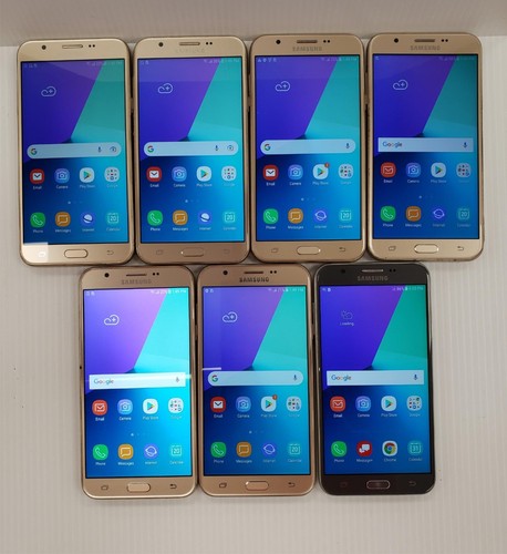 LOT OF 7 Samsung Galaxy J7 SM-J727T SM-J727V 16GB T-Mobile Verizon ...
