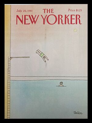 COVER ONLY The New Yorker July 20 1981 Free Diving by Robert Tallon No ...