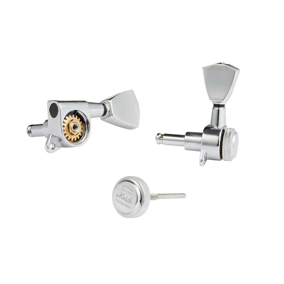 KAISH 3x3 Keystone Locking Tuners 18:1 Locking Tuning Keys for LP/Les ...