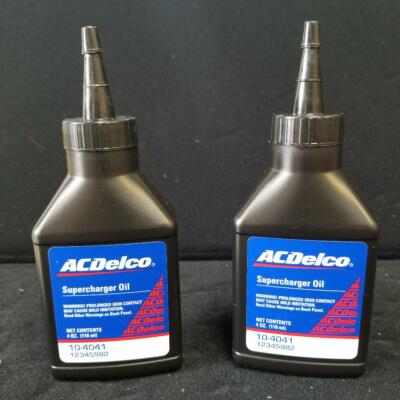 (2) 4 oz Bottles of Genuine GM OEM AC Delco Supercharger Oil Eaton FREE ...