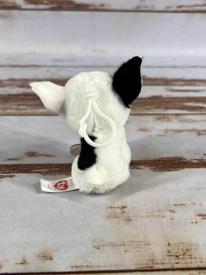 TY Beanie Babies Marcel the Dog Plush Key Clip 4" Keychain Stuffed ...