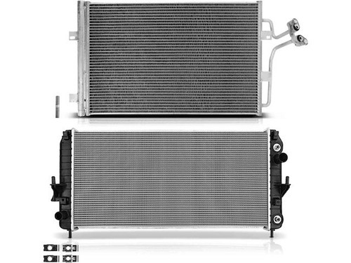 For 2006-2011 Cadillac DTS Radiator and A/C Condenser Kit APR 54939CMVT ...