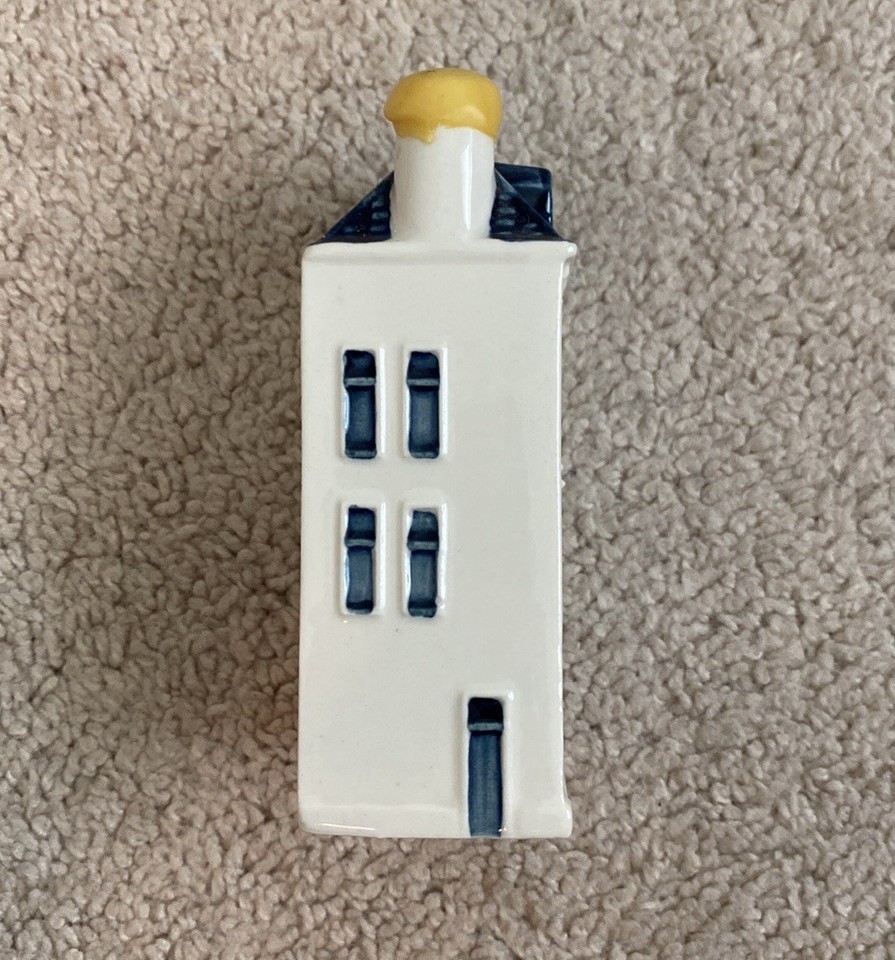 KLM Blue Delft Houses #75 By BOLS, Holland Ceramic Amsterdam House *Not ...