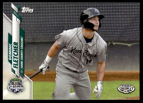 2020 Topps Pro Debut #PD-109 Dominic Fletcher Kane County Cougars ...