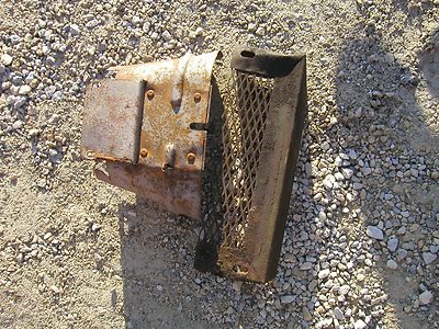 John Deere B Tractor JD pto shield and frame rail mount tool box | eBay