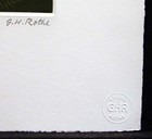 G H Rothe PACIFIC COAST 1987 ART Hand Signed Mezzotint Limited Edition ...