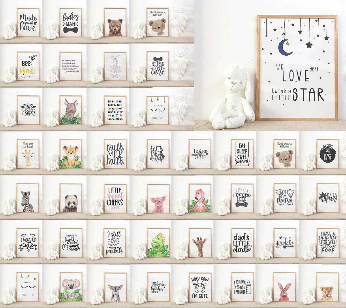 Cute Animal Posters With Sayings