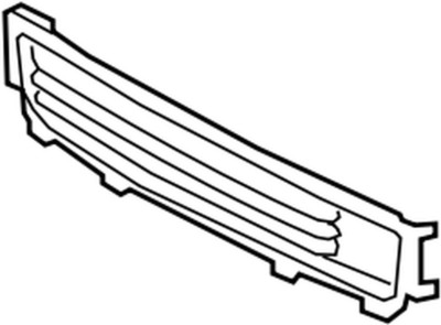 52711-0C030 Toyota Garnish, front bumper 527110C030, New Genuine OEM ...