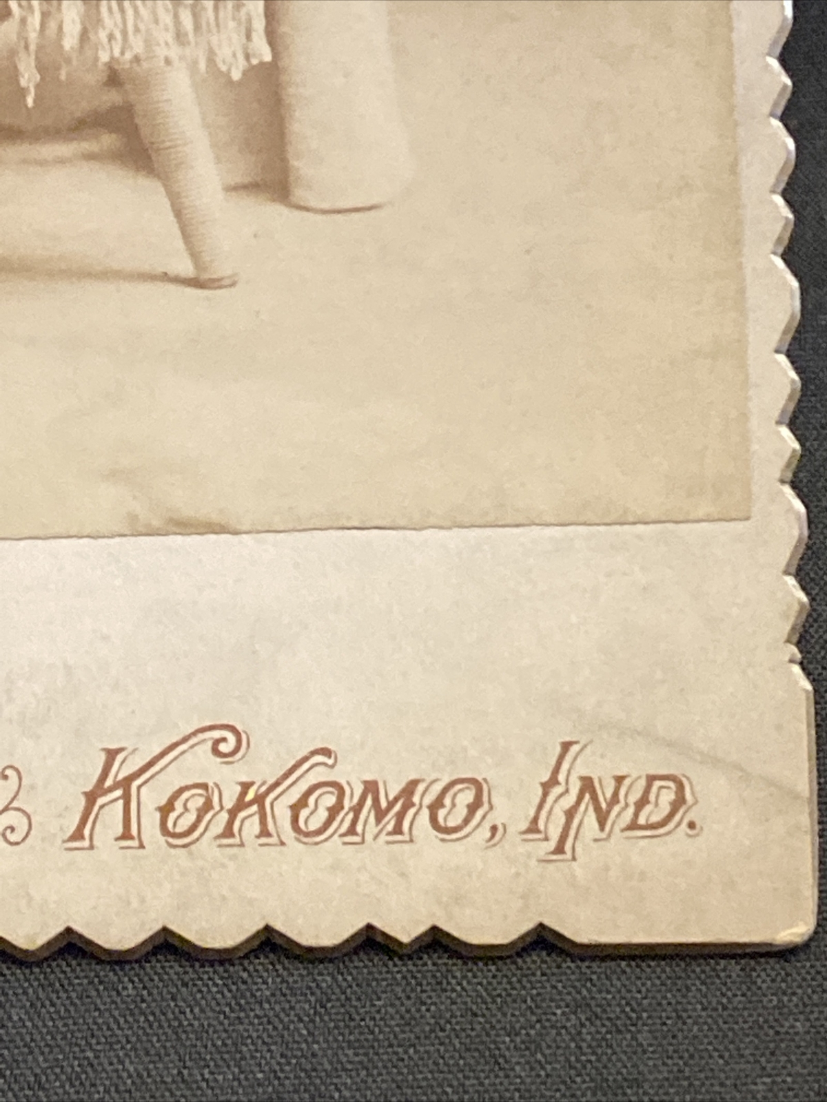 Antique Cabinet Card Photo Young Girl Reading Book Kokomo Indiana Nice ...