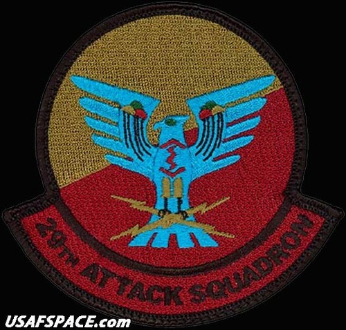 USAF 29th ATTACK SQUADRON - MQ-9 REAPER - Holloman AFB, NM - ORIGINAL VEL PATCH | eBay