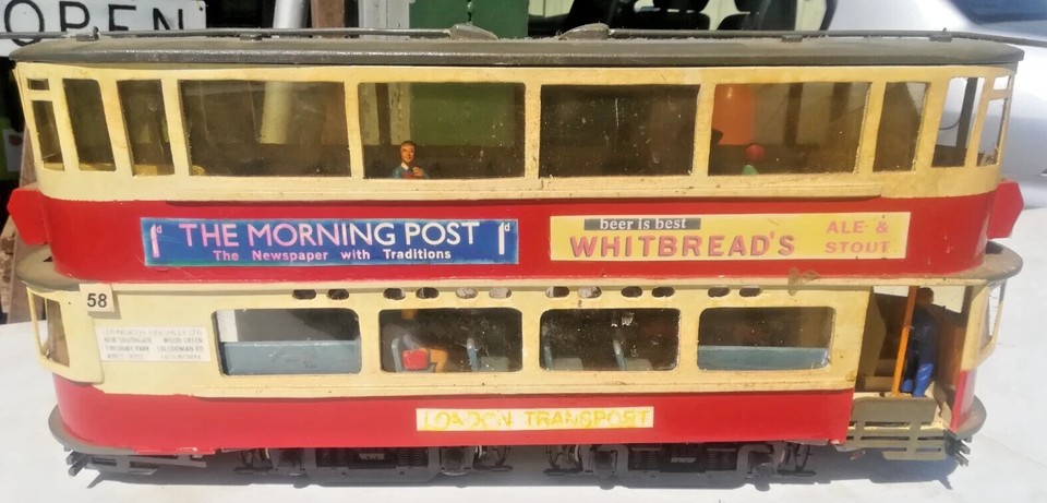 Vintage London Transport Tram Model Large Motorised | eBay UK