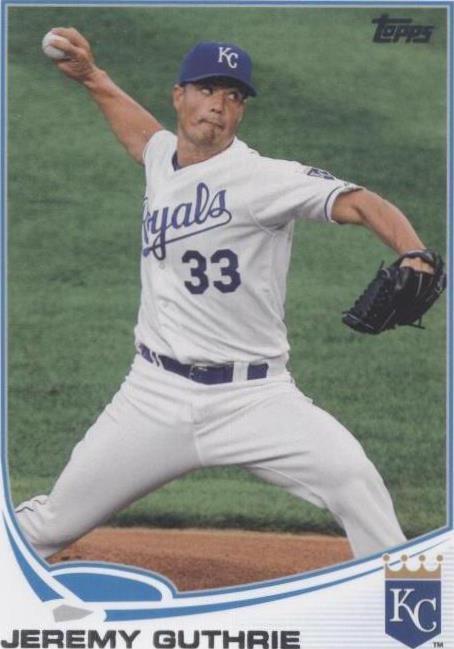 2013 Topps - Jeremy Guthrie #289 for sale online | eBay