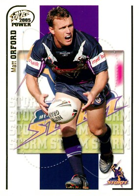 2005 MELBOURNE STORM NRL Card MATT ORFORD | eBay Australia