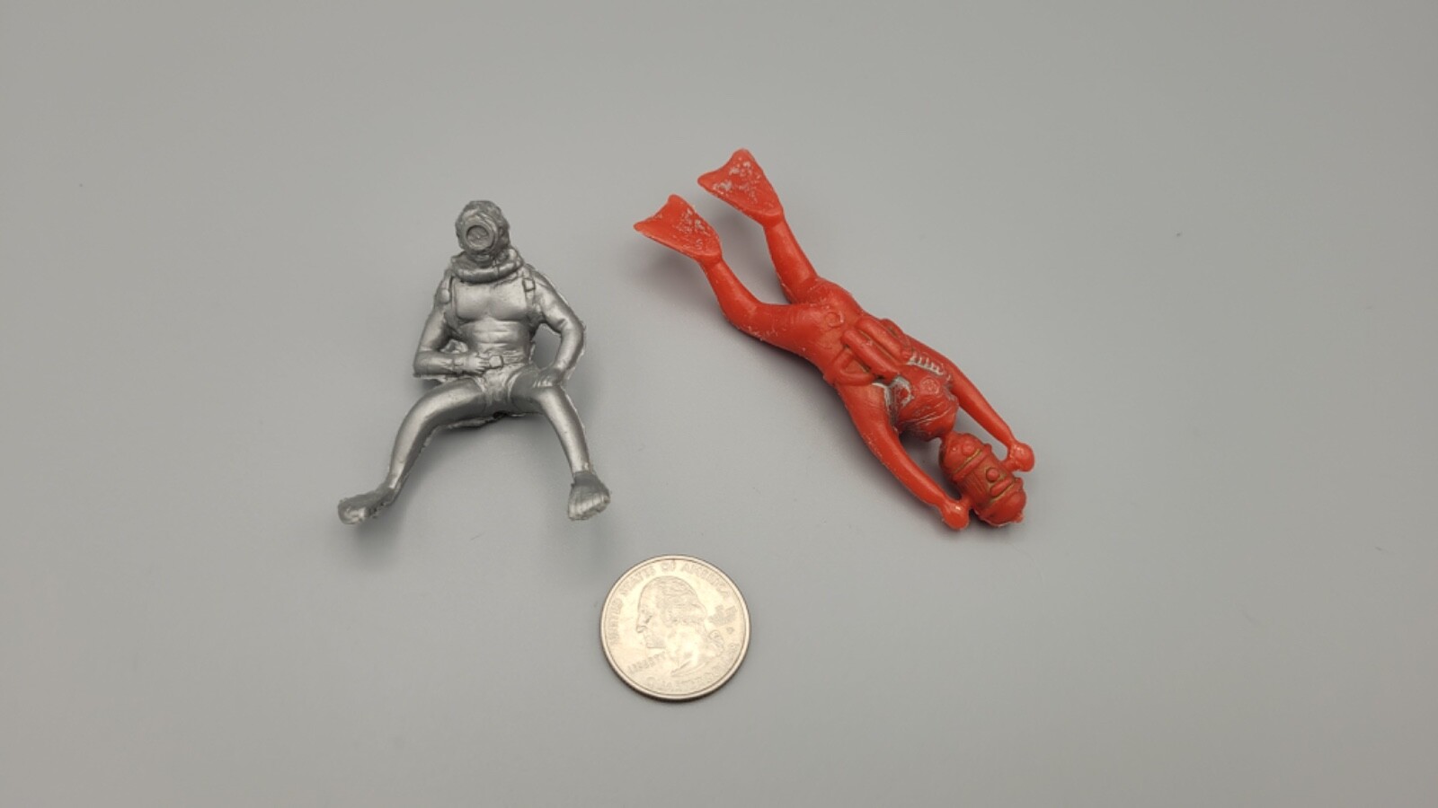 Vintage Ideal Toys Lone Star England Frogman Diver Figures Frogmen ...