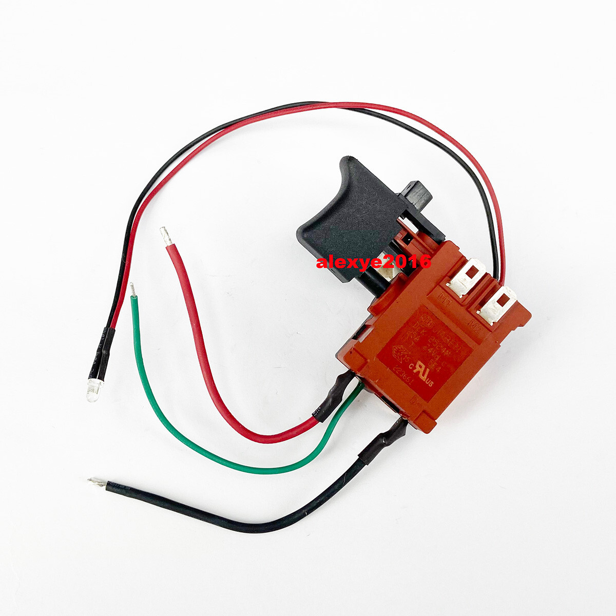 1PCS JB JIABEN DEK-2524M Switch 25A 24Vd.c U.T 5E4 with Wires and Light ...